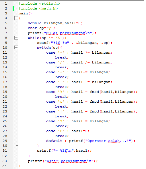 MENENTUKAN KEPUTUSAN ALA BAHASA C part II (STATEMENT PENENTU KEPUTUSAN ...