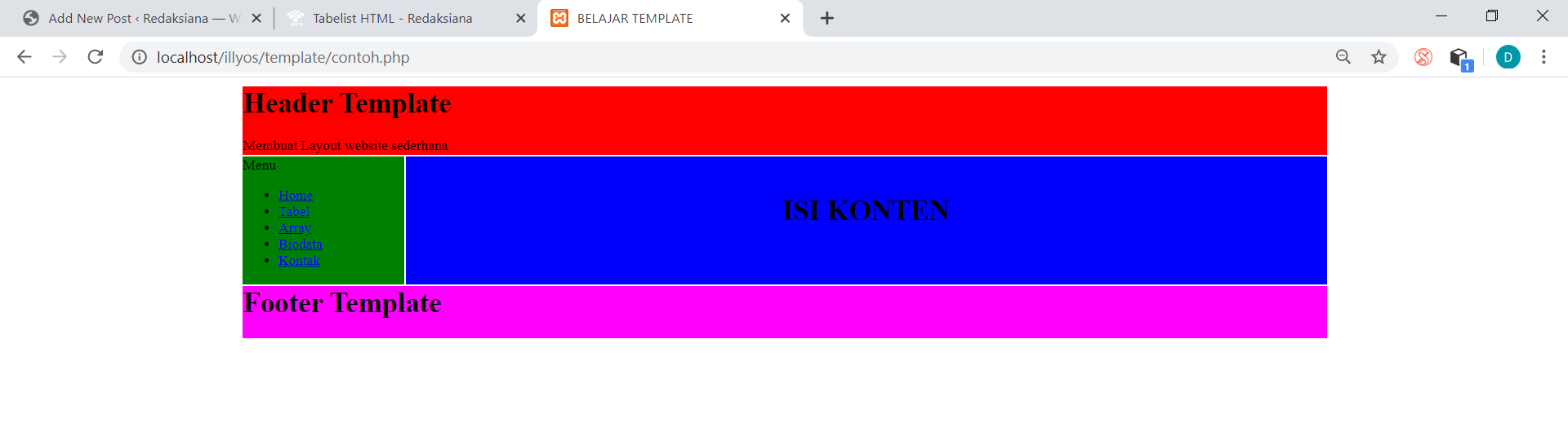 Template web - Redaksiana