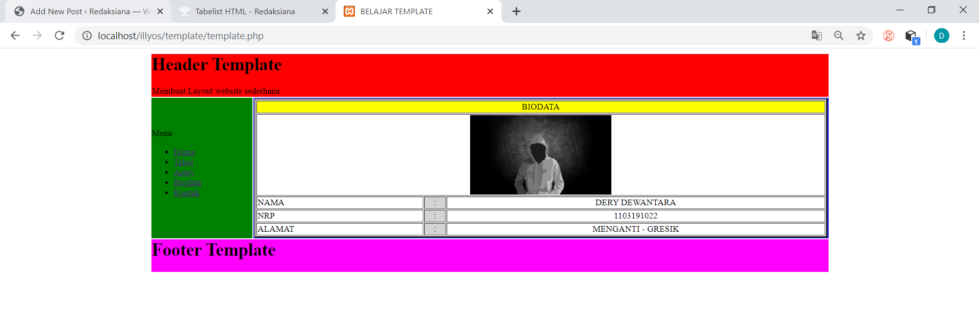 Template web - Redaksiana