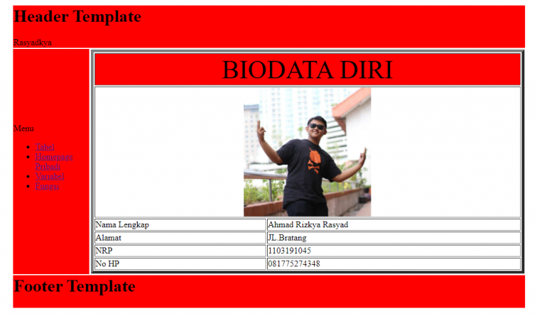 BELAJAR DESAIN TEMPLATE PADA HTML - Redaksiana