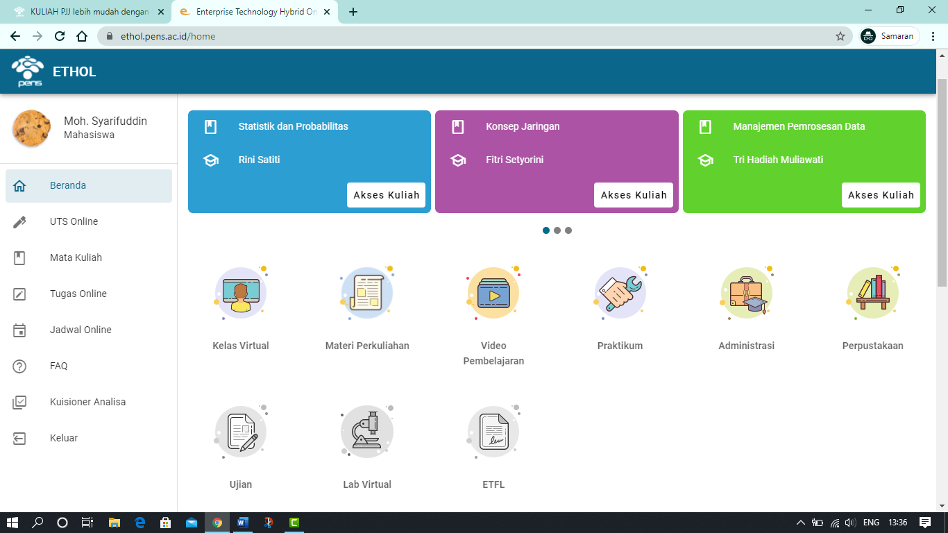 Ethol Application for Online Learning - Redaksiana
