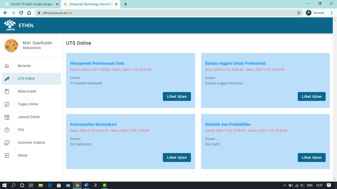 Ethol Application for Online Learning - Redaksiana
