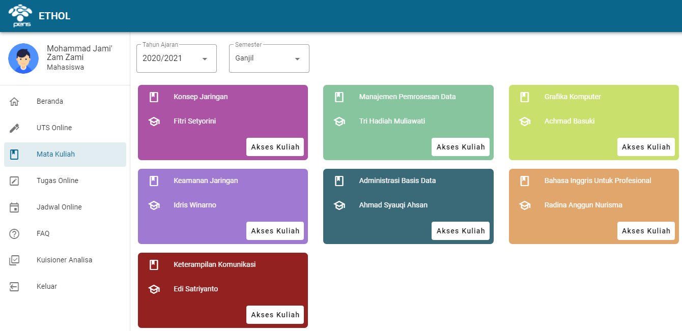ETHOL Website Distance Learning dengan Segala Fiturnya yang Hybrid ...