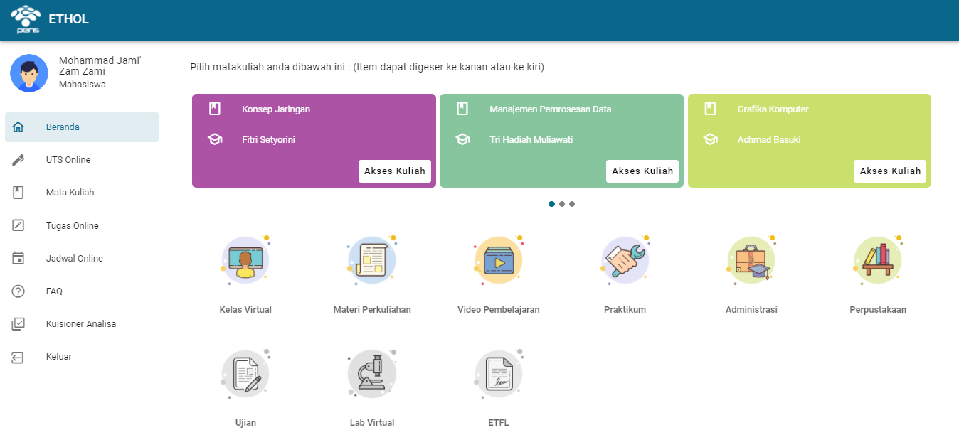 ETHOL Website Distance Learning dengan Segala Fiturnya yang Hybrid ...