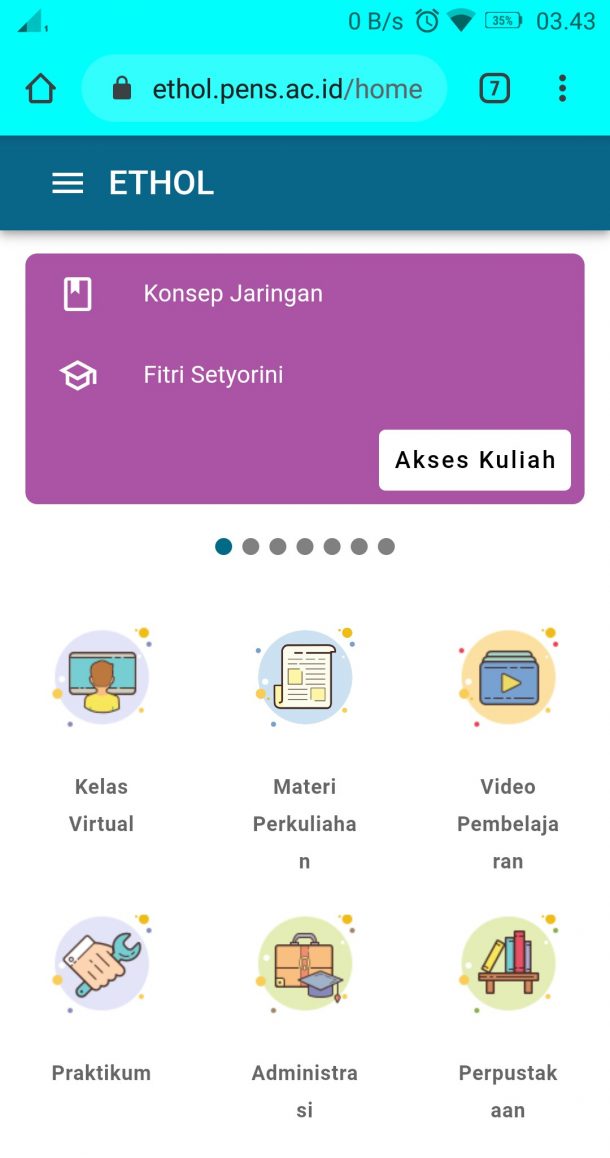 ETHOL Website Distance Learning dengan Segala Fiturnya yang Hybrid ...